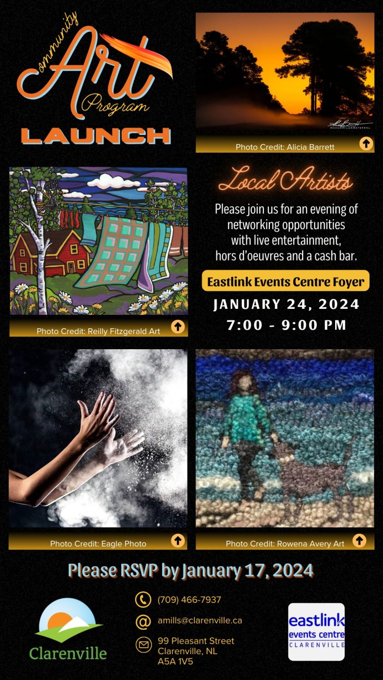 Community Art Program Launch – The Town of Clarenville | Real Life Potential